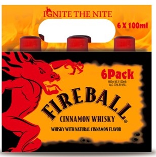 Fireball 6Pk Carrier - NC ABCC