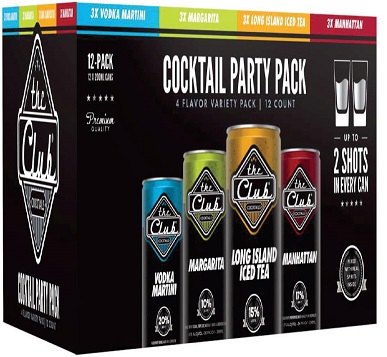 The Club Cocktail Party Pack - NC ABCC