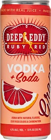 Deep Eddy Ruby Red Vodka & Soda 4Pk - NC ABCC