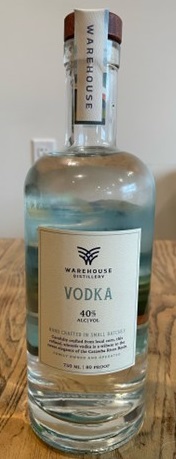 Warehouse Distillery Vodka - NC ABC Commission