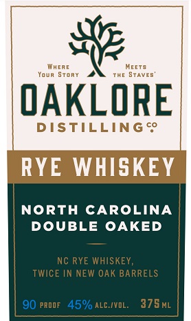 Oaklore Double Oaked NC Rye Whiskey - NC ABCC