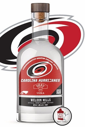 Dray 25 Vodka Carolina Hurricanes Edition - NC ABCC