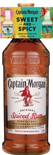 Capt. Morgan Original w/ 2 50ml (PET) - NC ABCC