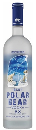 Oski Polar Bear Vodka - NC ABC Commission